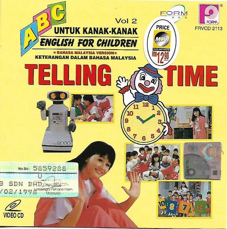 ABC English Untuk Kanak-kanak Vol.2 VCD English For Children Keterangan ...