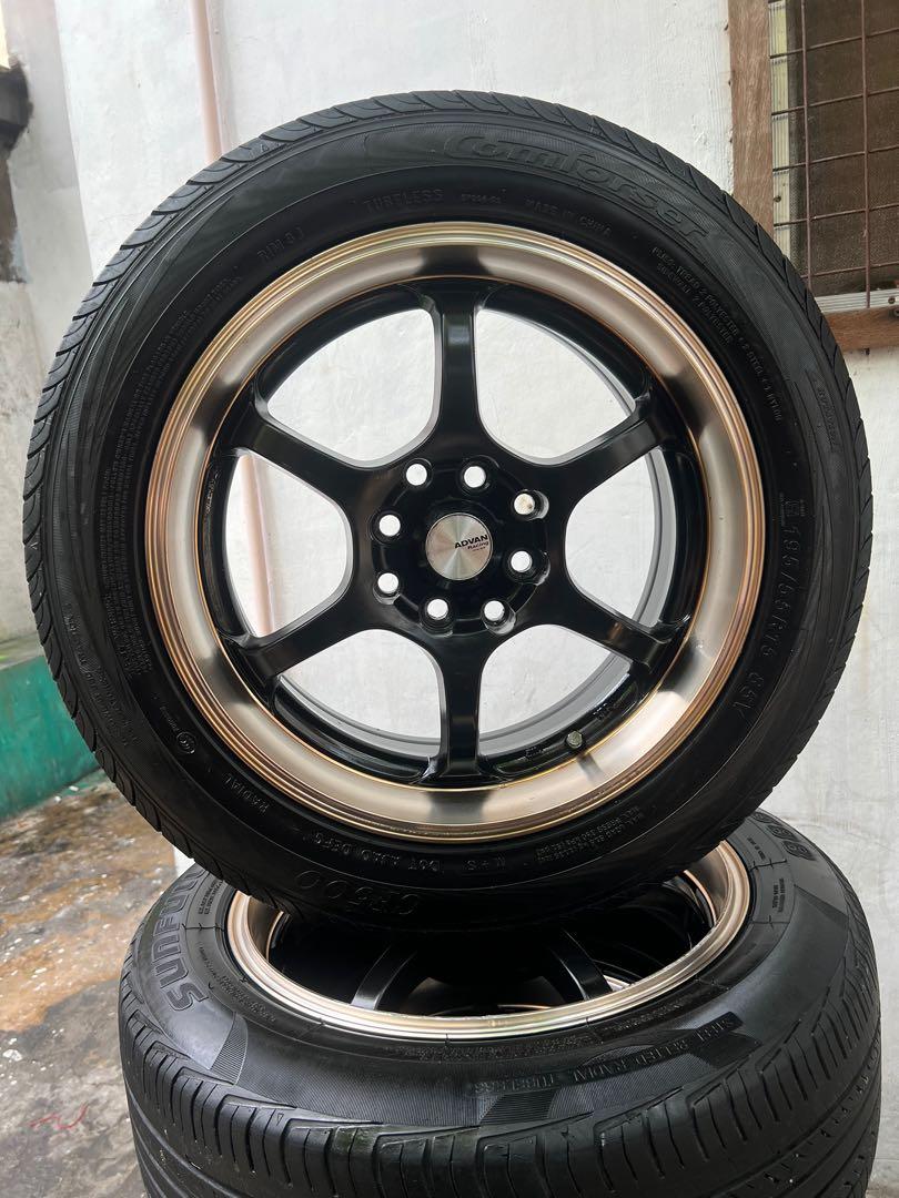 Advan Mags 15’s, Car Parts & Accessories, Mags and Tires on Carousell