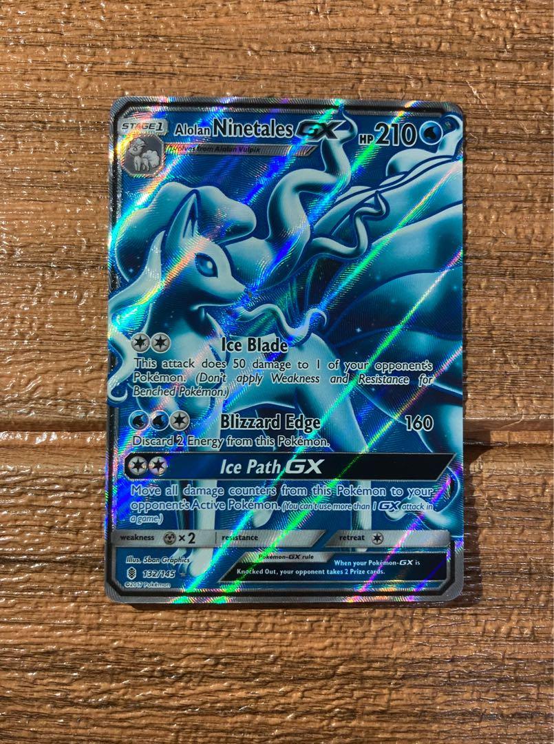 Alolan Ninetales Gx (Full Art) - Vintage Ultra Rare - Pokemon Cards, Hobbies & Toys, Toys ...