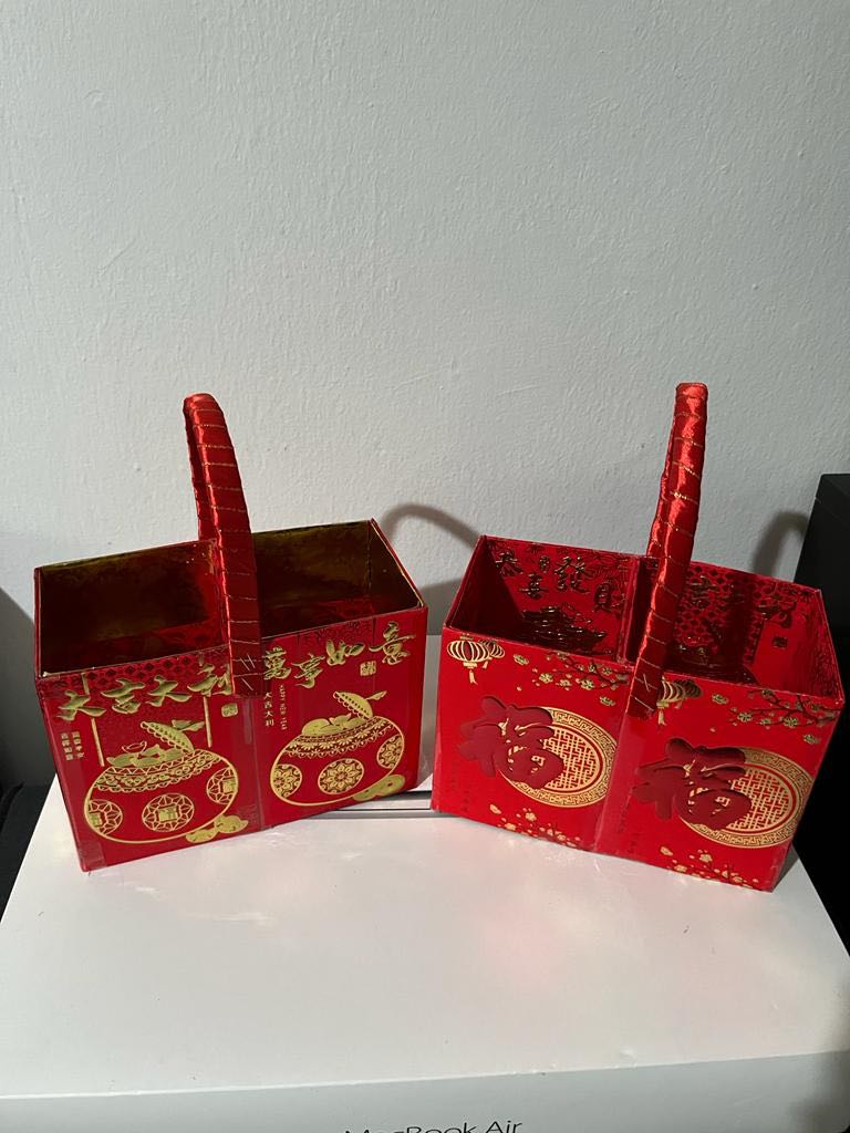 Ang Bao collection (lantern / baskets), Furniture & Home Living, Home ...