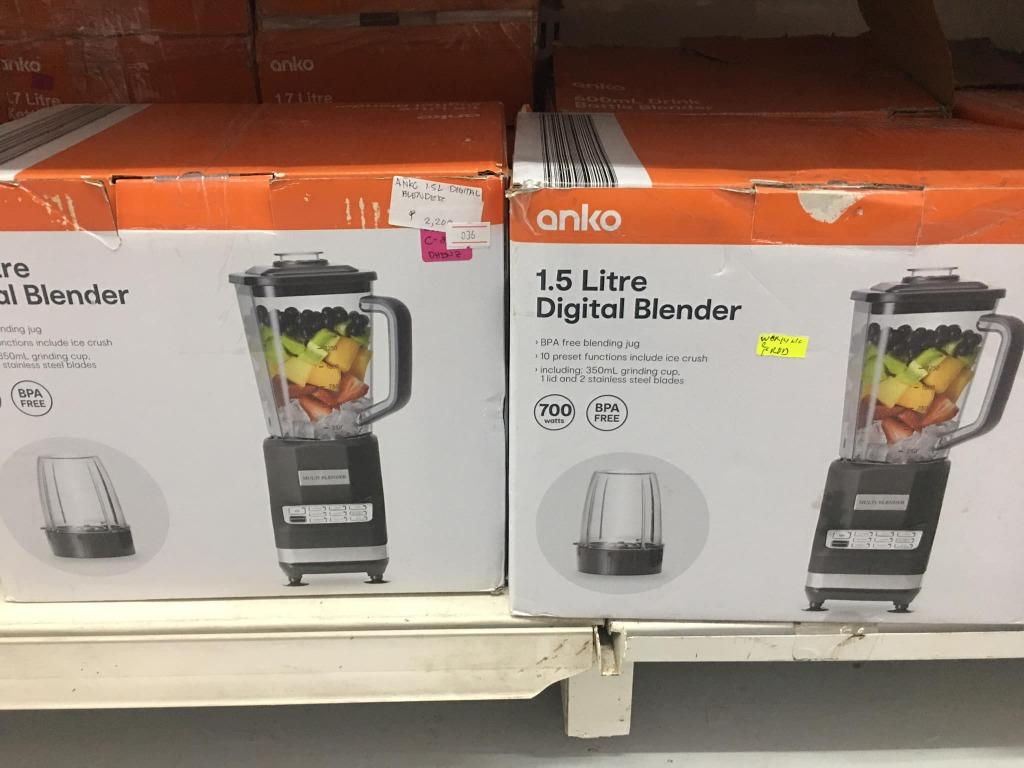 Anko 1.5L Digital Blender, TV & Home Appliances, Kitchen Appliances ...