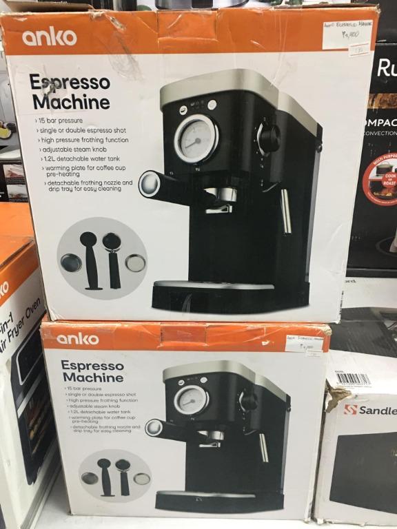 Anko Espresso Machine, TV & Home Appliances, Kitchen Appliances, Coffee ...