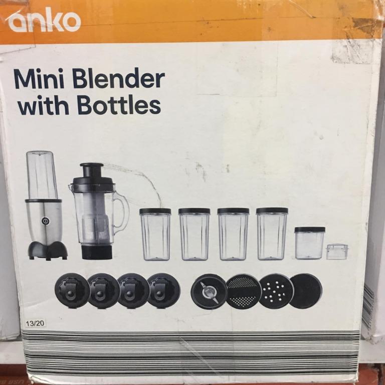 Anko Mini Blender with Bottles, TV & Home Appliances, Kitchen ...