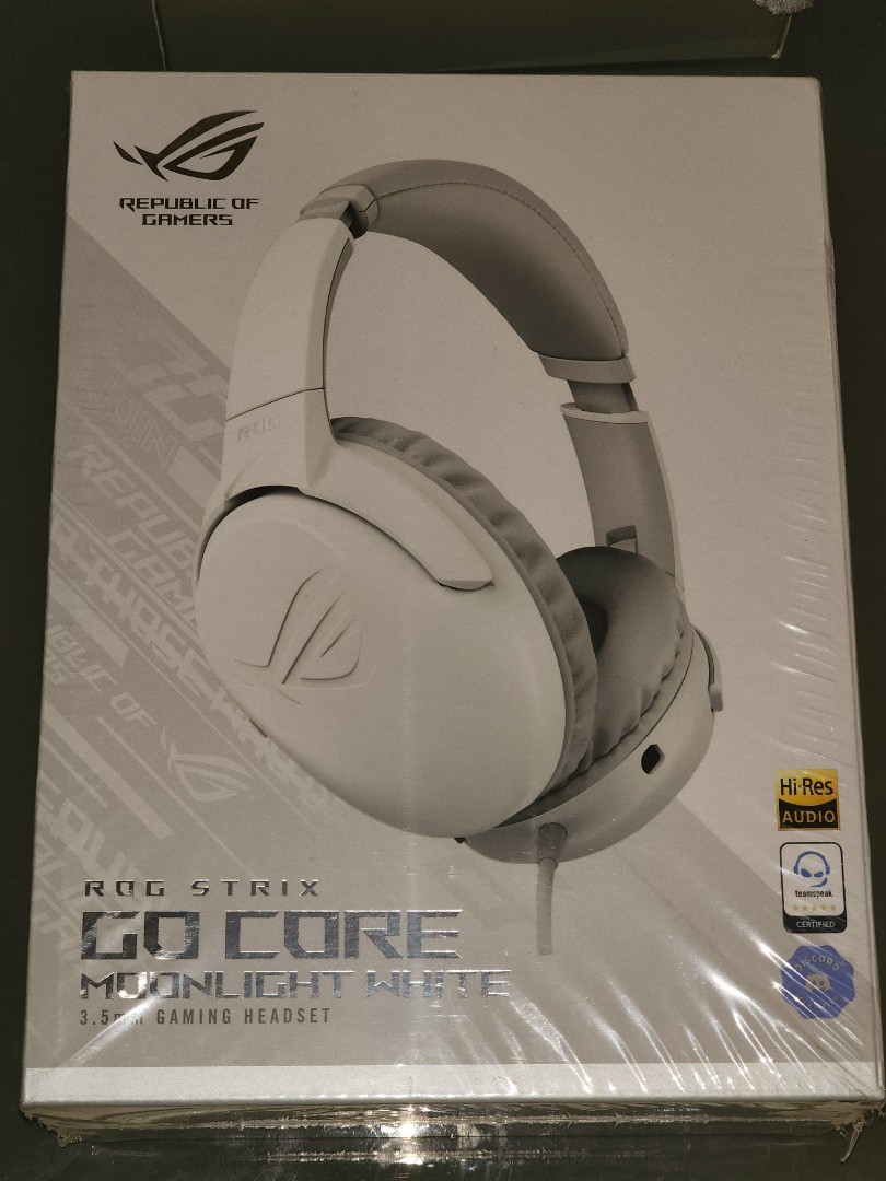 Asus Rog Strix Go Core Moonlight White, Audio, Headphones & Headsets on ...