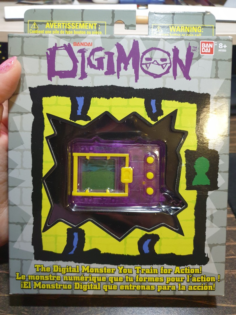 Digimon Bandai Original Digivice - 20th Anniversary (Translucent Purple ...