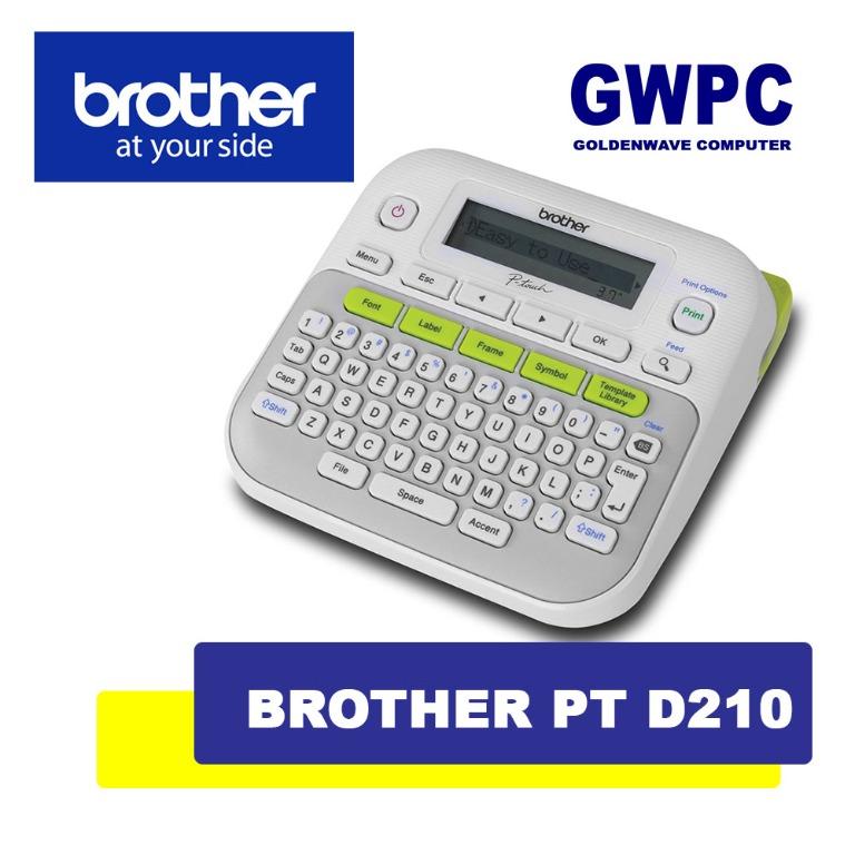 Brother PT-D210 Label Printer, Computers & Tech, Printers, Scanners ...