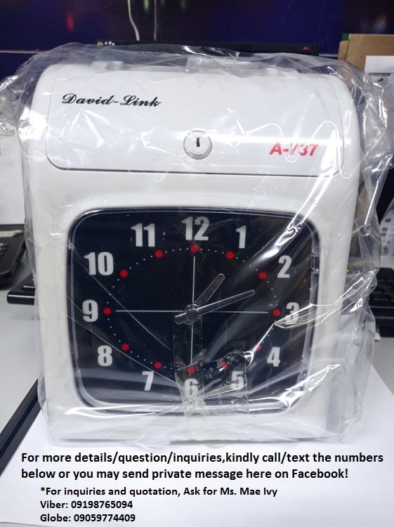 Bundy Clock Time Recorder, Computers & Tech, Office & Business ...