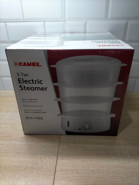camel 3 tier electric steamer (cs-9301), TV & Home Appliances, Kitchen ...