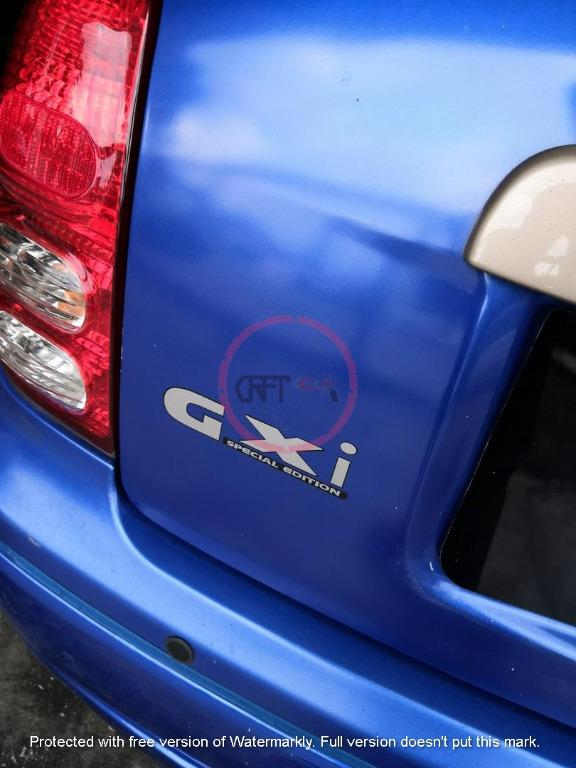 CFS354 Logo Perodua Kelisa Ezi Gxi special edition Logo Stiker Sticker ...