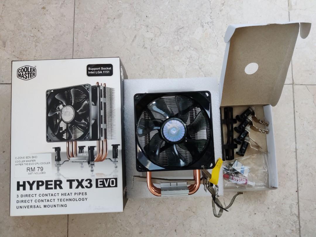 Cooler Master Hyper TX3 Evo, Computers & Tech, Parts & Accessories ...