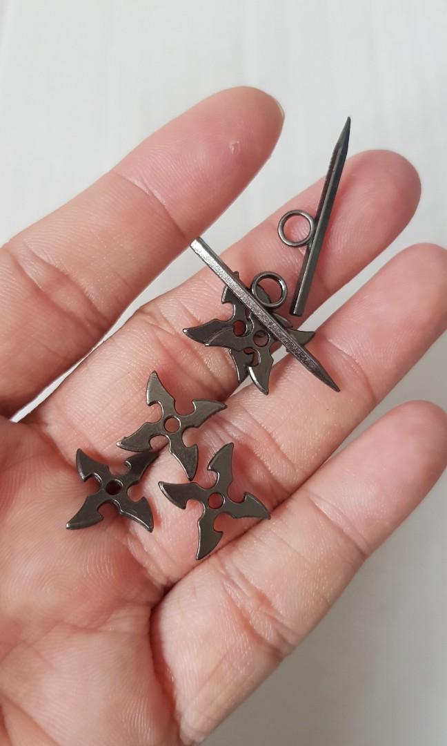Crazy Owner 1/6 scale Metal Shuriken and Finger weapon, Hobbies & Toys ...