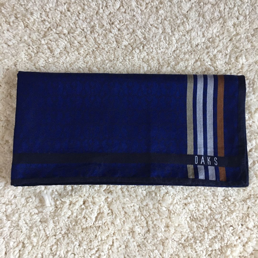 DAKS HANDKERCHIEF, Men's Fashion, Watches & Accessories, Handkerchief ...