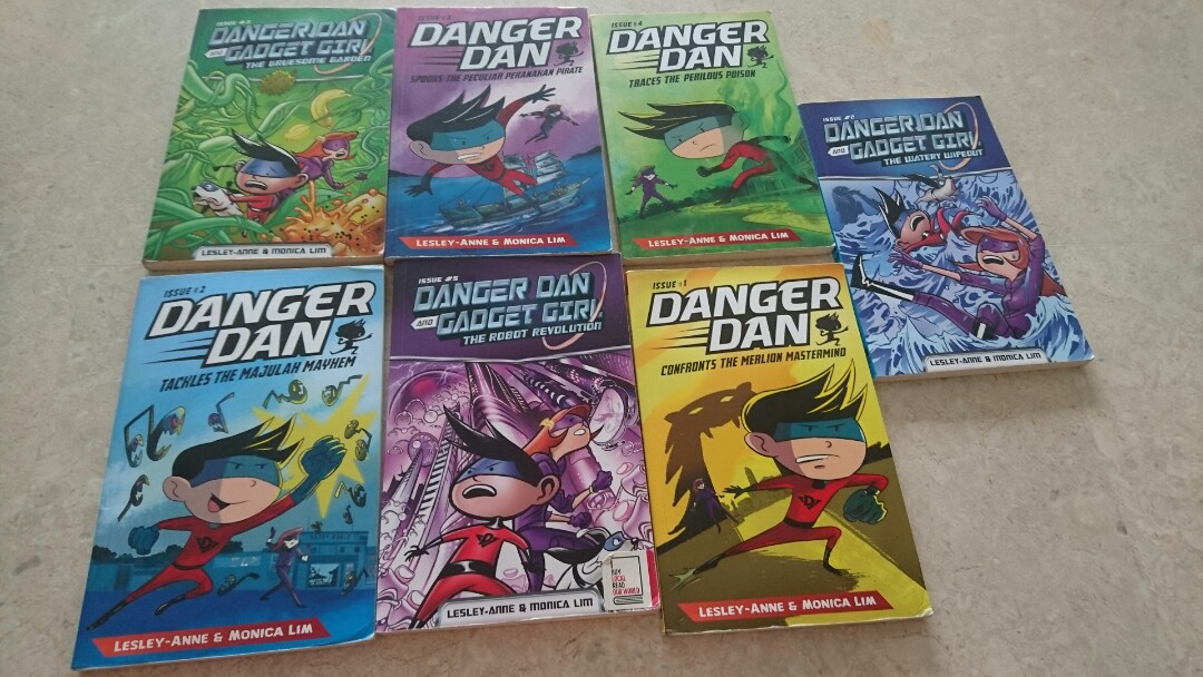 Danger Dan Gadget Girl story books bundle, Hobbies & Toys, Books ...