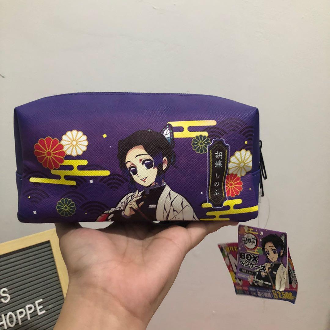 Demon Slayer Merch: Shinobu Pouch, Women's Fashion, Bags & Wallets ...