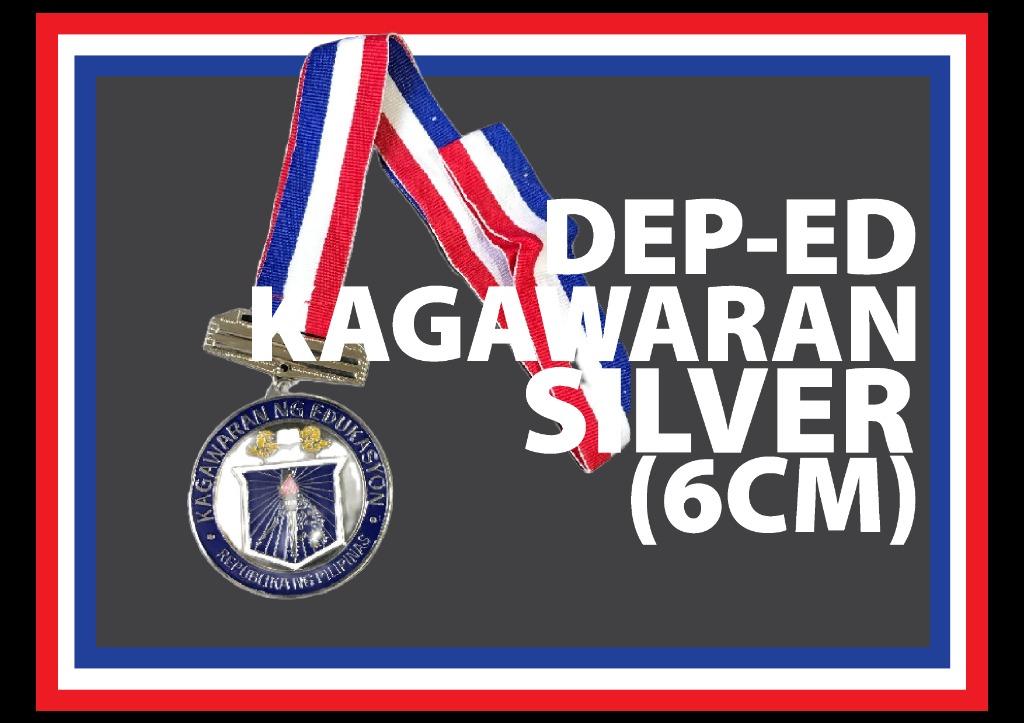 DEPED KAGAWARAN BOOK AND TORCH MEDALLION 5CM 6CM GOLD SILVER BRONZE ...