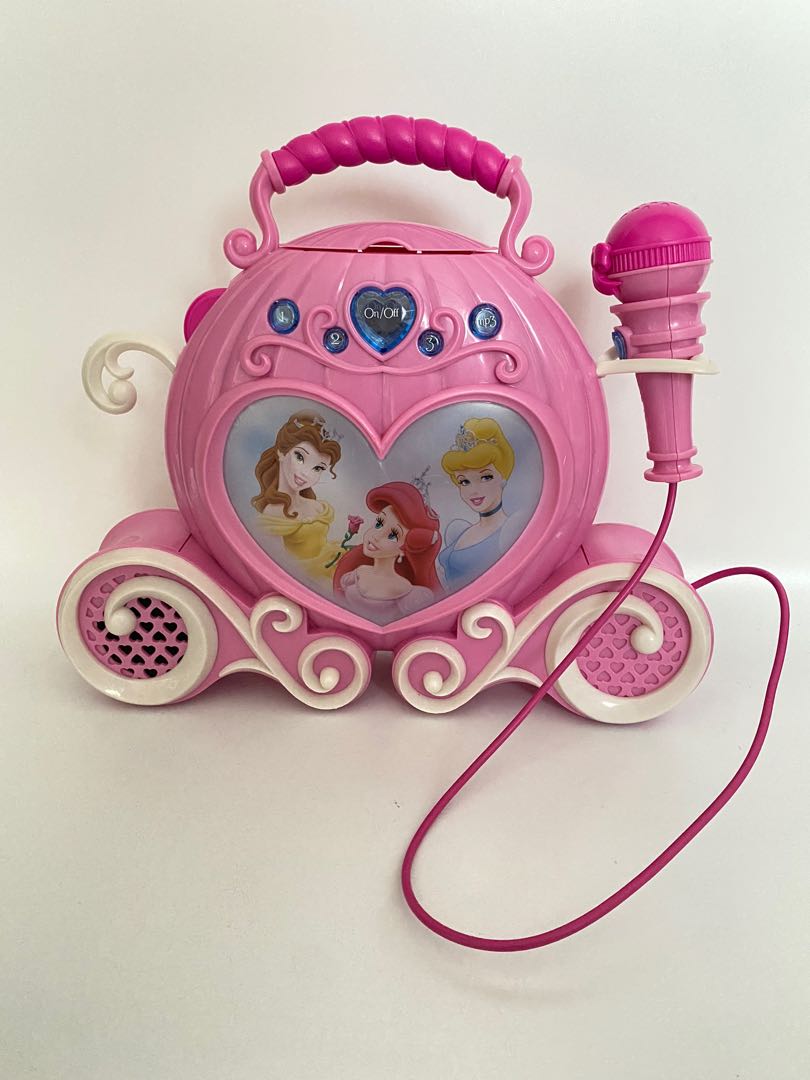 Disney Princesses Portable Karaoke Machine Player, Hobbies & Toys, Toys ...