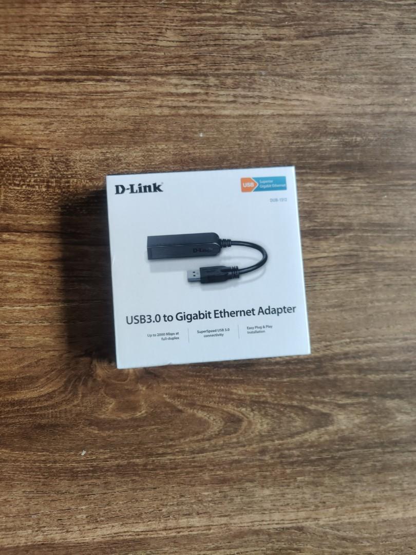 D-Link USB 3.0 to Gigabit Ethernet Adapter, Computers & Tech, Parts ...