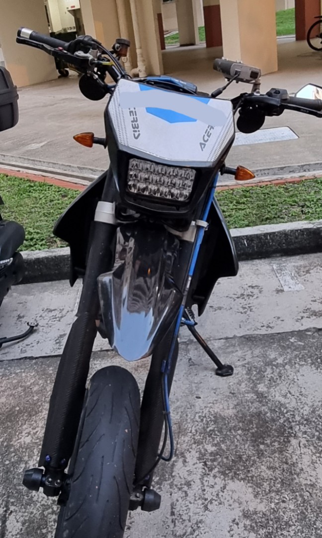 DRZ400SM Led Headlight, Motorcycles, Motorcycle Accessories on Carousell