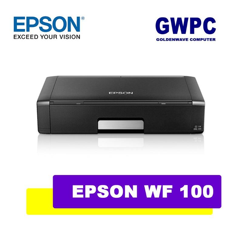 Epson WorkForce WF-100 Wi-Fi Inkjet Printer, Computers & Tech, Printers ...