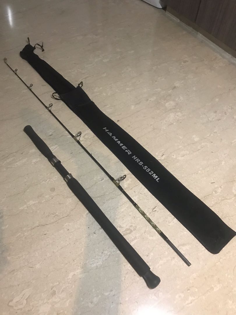 eupro hammer jig rods, Sports Equipment, Fishing on Carousell
