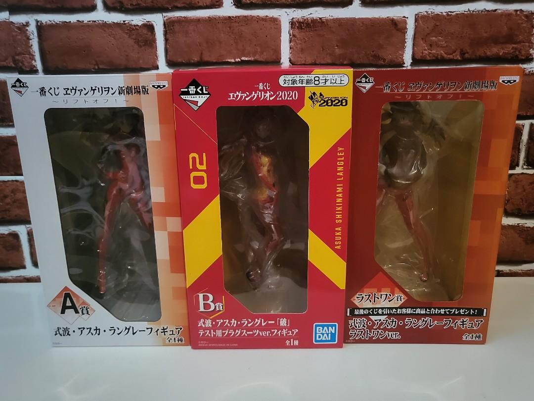 Evangelion Asuka ichiban kuji prize A B last prize figure, Hobbies ...