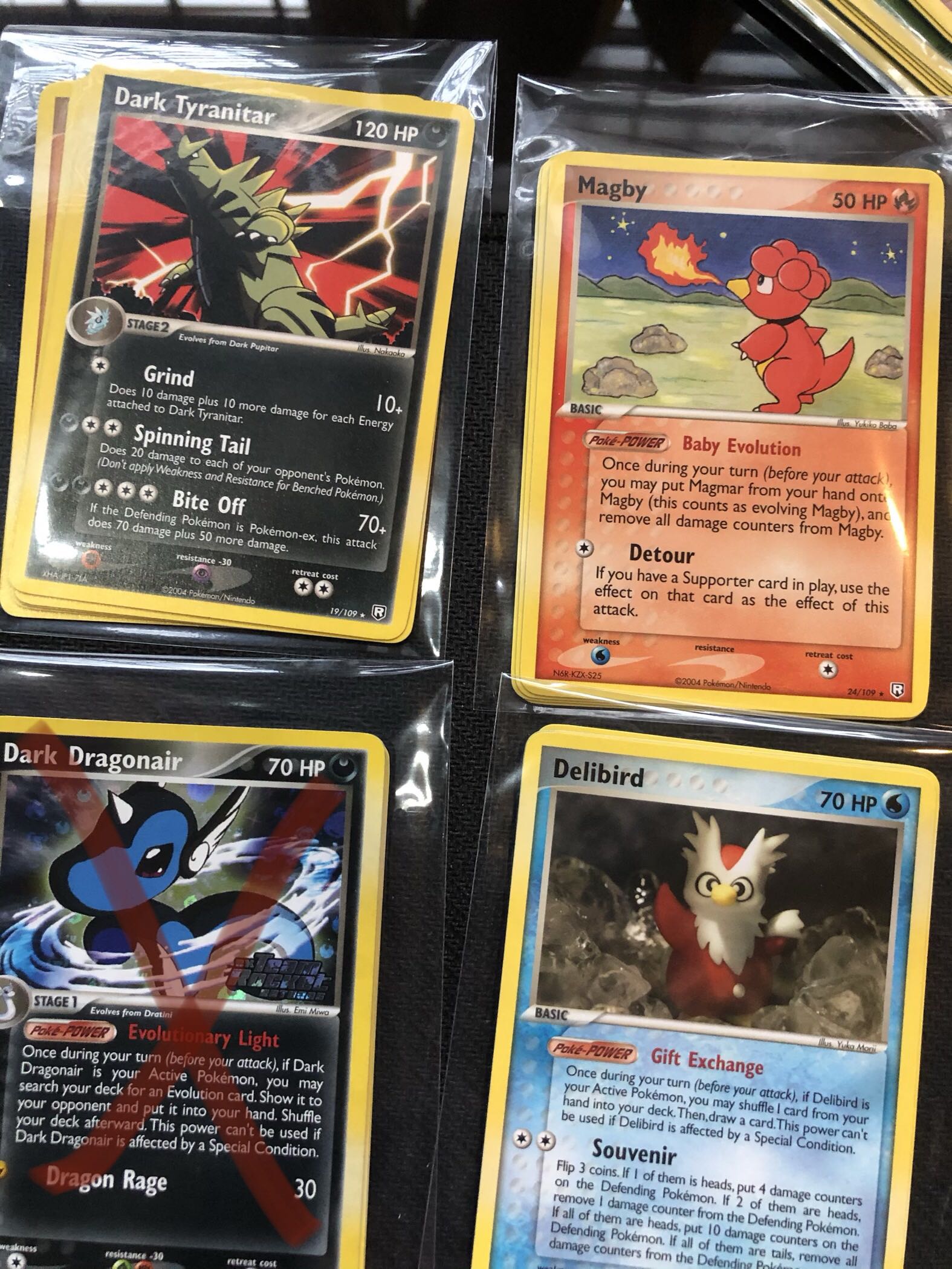 EX Team Rocket Returns - pack of random 6 cards Pokemon Cards/TCG ...