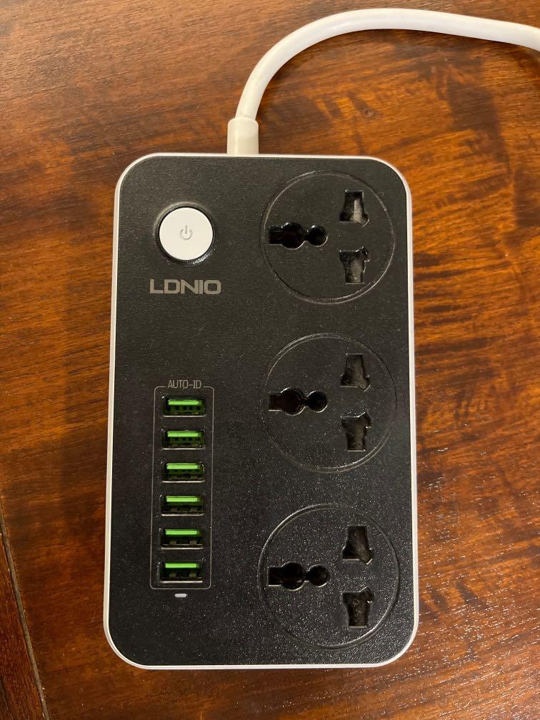 Extension Plug - 2m with 3x3 pin plugs and 6 USB plugs, Computers ...