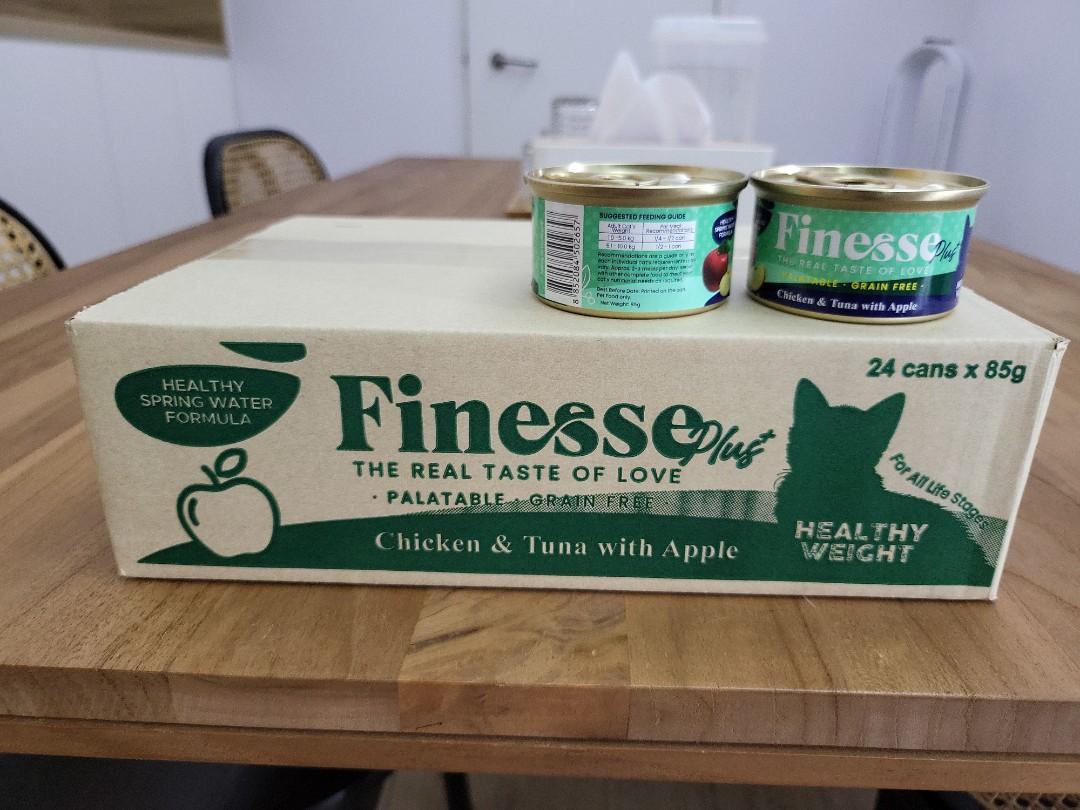Finesse Cat Food (Chicken & Tuna with Apple), Pet Supplies, Pet Food on ...