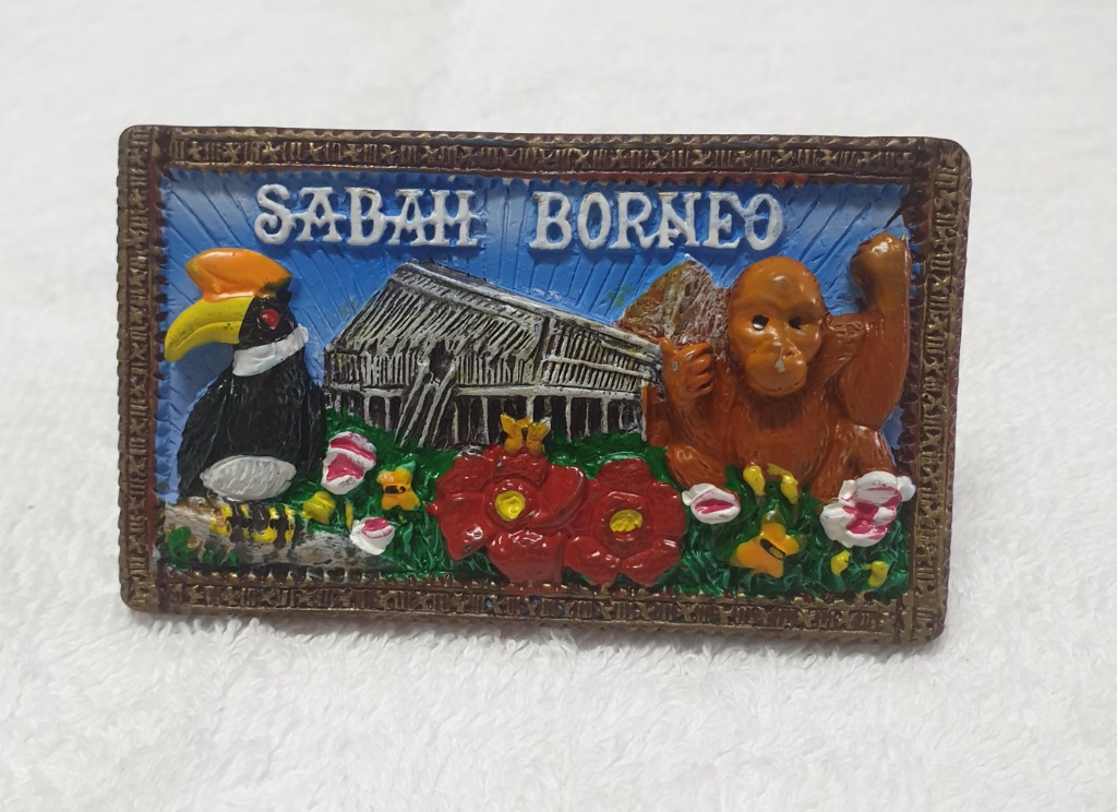 Fridge Magnet Malaysia Sabah Borneo Souvenir Collection, Furniture ...