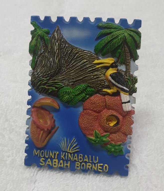 Fridge Magnet Malaysia Sabah Borneo Mount Kinabalu Souvenir Collection ...