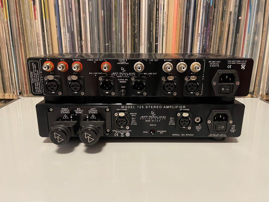 [FS] Jeff Rowland Capri S Preamp + Model 125 Amp, Audio, Soundbars ...