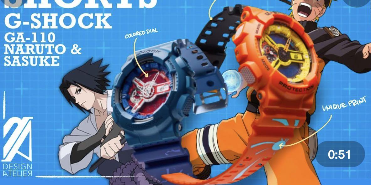 G Shock Naruto series, Men's Fashion, Watches & Accessories, Watches on ...
