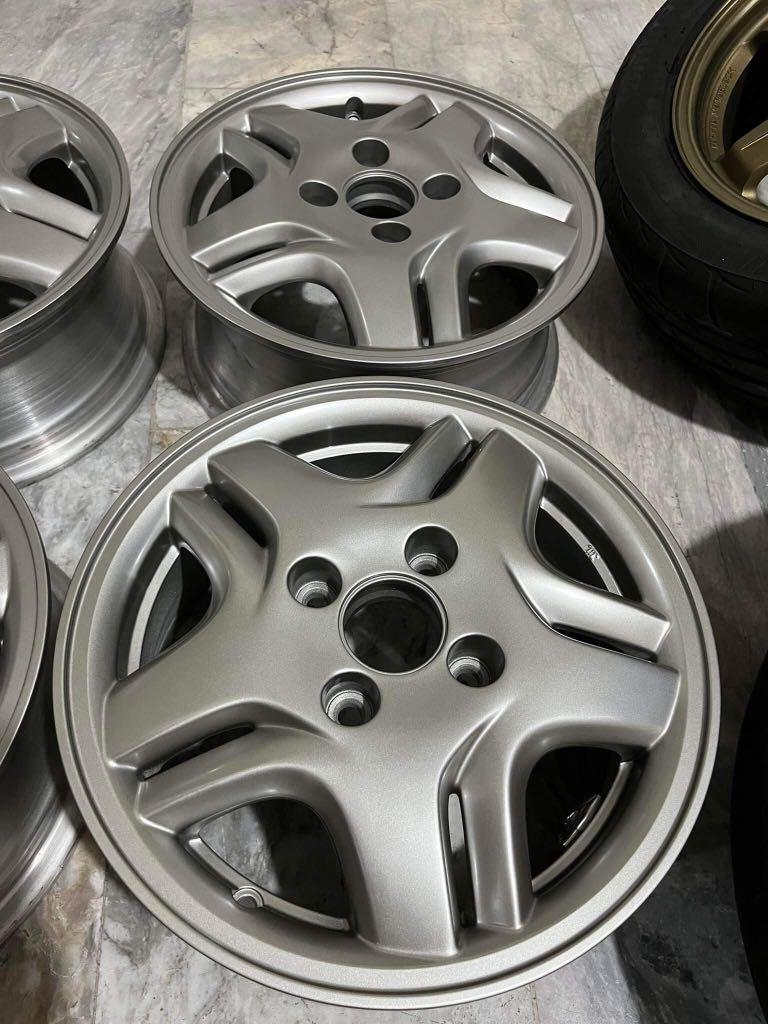 Honda Accord 5th gen SiR rims 4h pcd114., Car Parts & Accessories, Mags ...