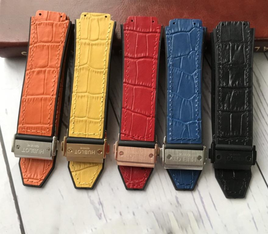 Hublot Leather Straps + Clasp / Buckle deployment folding, Luxury ...