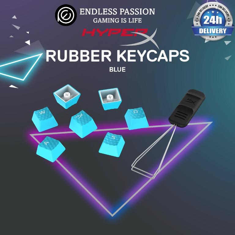 HyperX Rubber Keycaps (Red / Blue / Pink), Computers & Tech, Parts ...