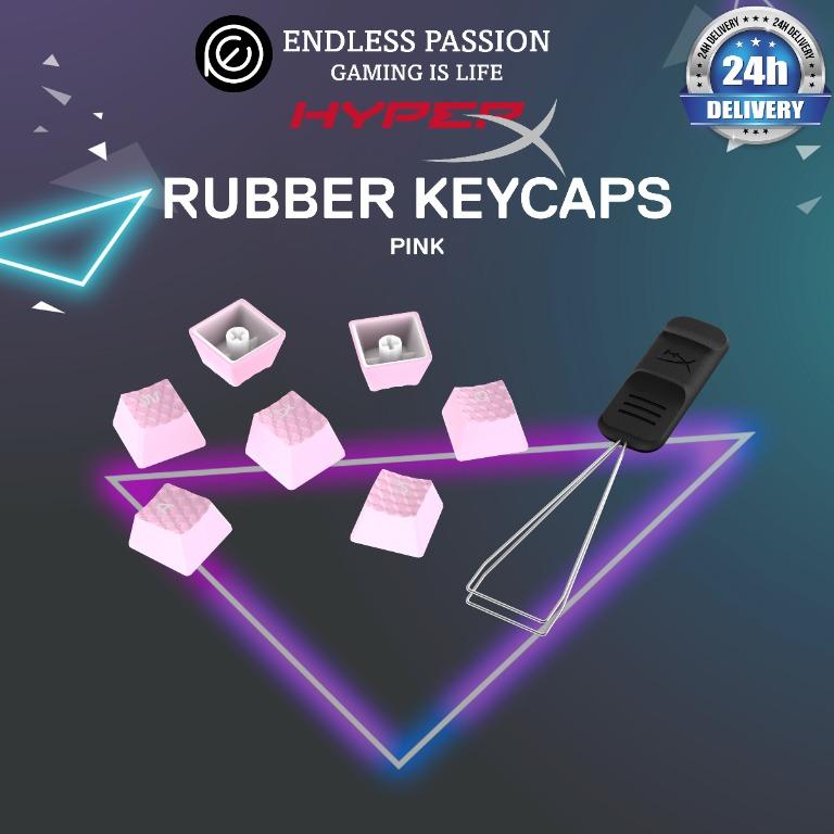 HyperX Rubber Keycaps (Red / Blue / Pink), Computers & Tech, Parts ...