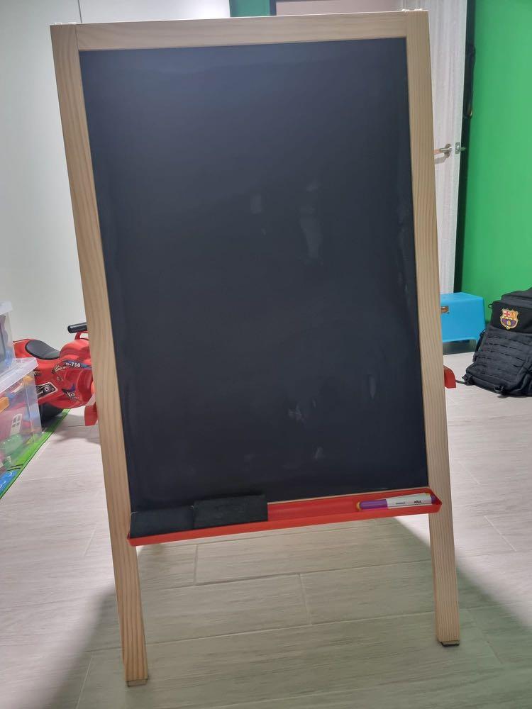 IKEA Drawing Easel (Chalkboard & Whiteboard), Hobbies & Toys, Toys ...
