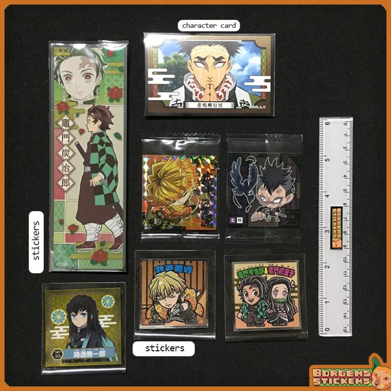Kimetsu no Yaiba / Demon Slayer Sticker and Character Card. [AUTHENTIC ...