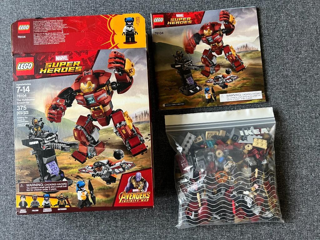 Lego 76104 – The Hulkbuster Smash-Up – Avengers Infinity War, Hobbies ...
