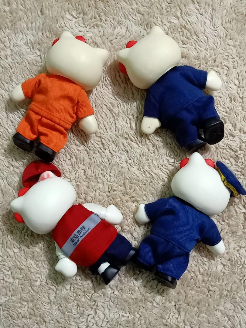 LIMITED EDITION 2007 HELLO KITTY MTR WORKERS IN UNIFORM ARTICULATED ...