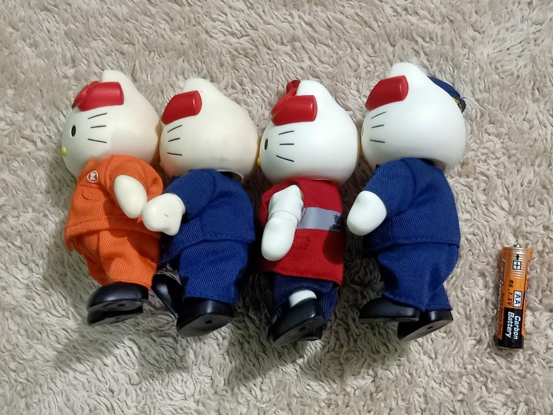 LIMITED EDITION 2007 HELLO KITTY MTR WORKERS IN UNIFORM ARTICULATED ...