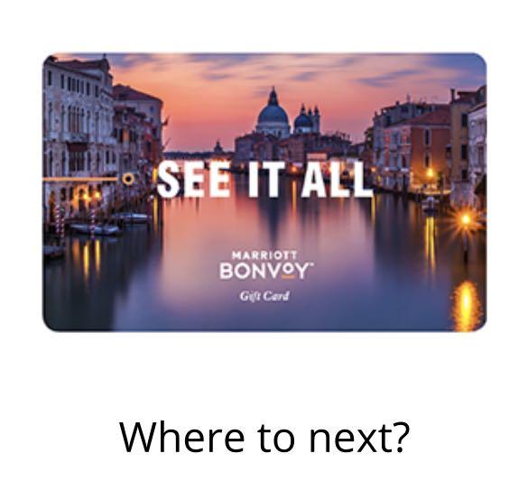 Marriott Bonvoy Gift Card, Tickets & Vouchers, Vouchers on Carousell