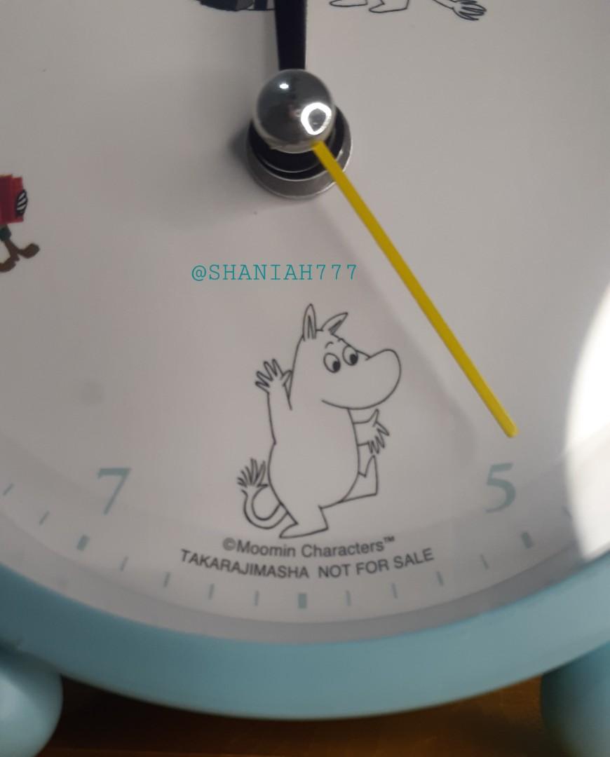 MOOMIN Characters Vintage Style Metal Analog Alarm Clock By ...