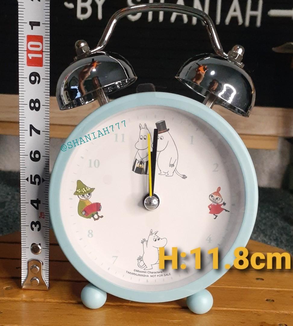MOOMIN Characters Vintage Style Metal Analog Alarm Clock By ...
