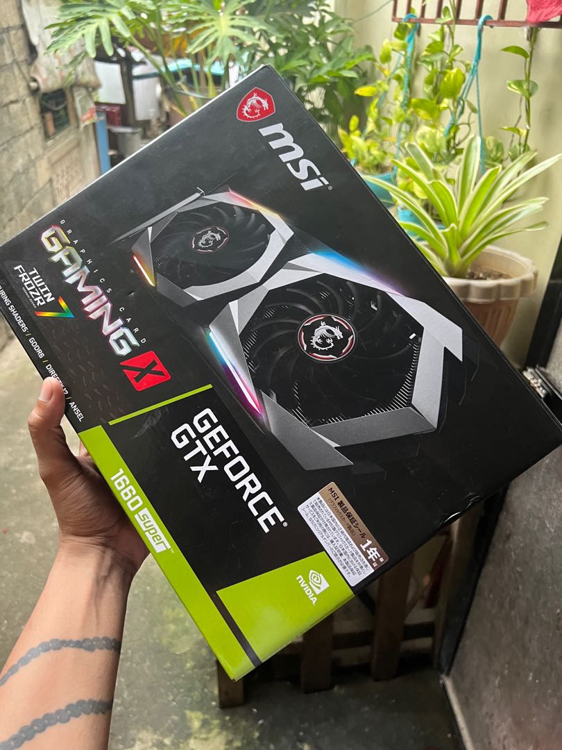 Msi gaming x gtx 1660super, Computers & Tech, Parts & Accessories, Computer Parts on Carousell
