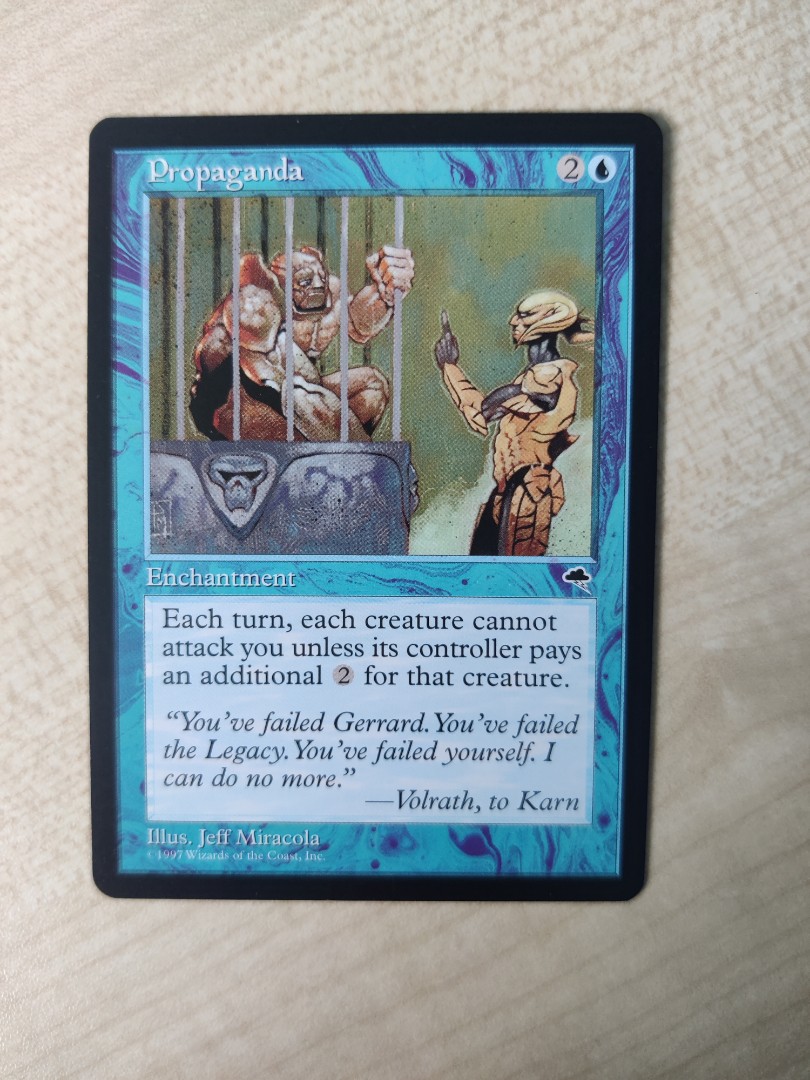 MTG Propaganda Stronghold NM-, Hobbies & Toys, Toys & Games on Carousell