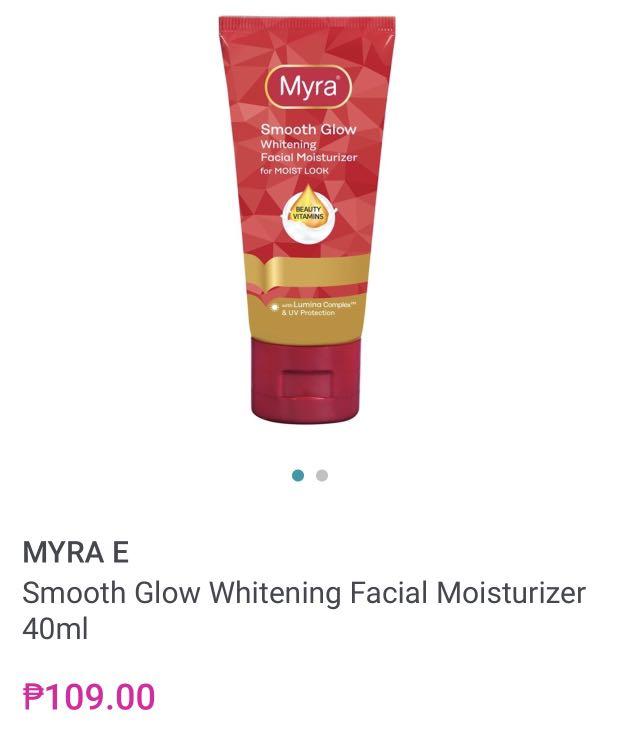 Myra e smooth glow moisturizer 75ml, Beauty & Personal Care, Face, Face ...