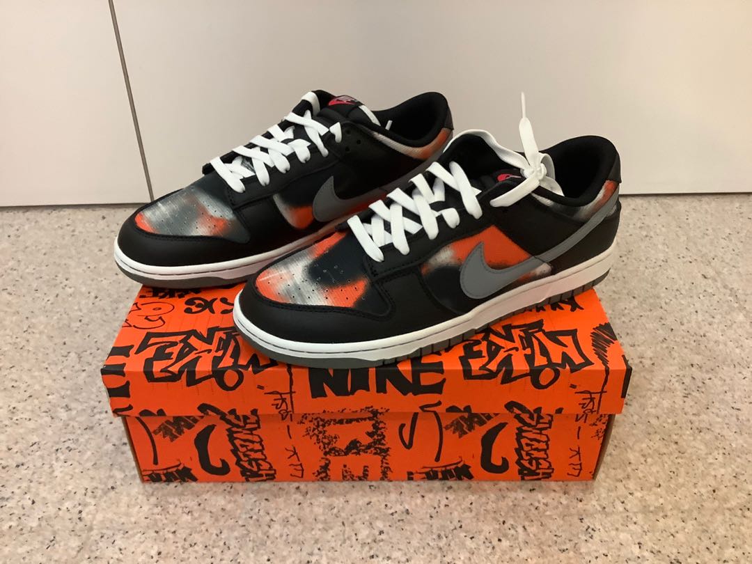 Nike Dunk Low Premium Graffiti, Men's Fashion, Footwear, Sneakers on ...