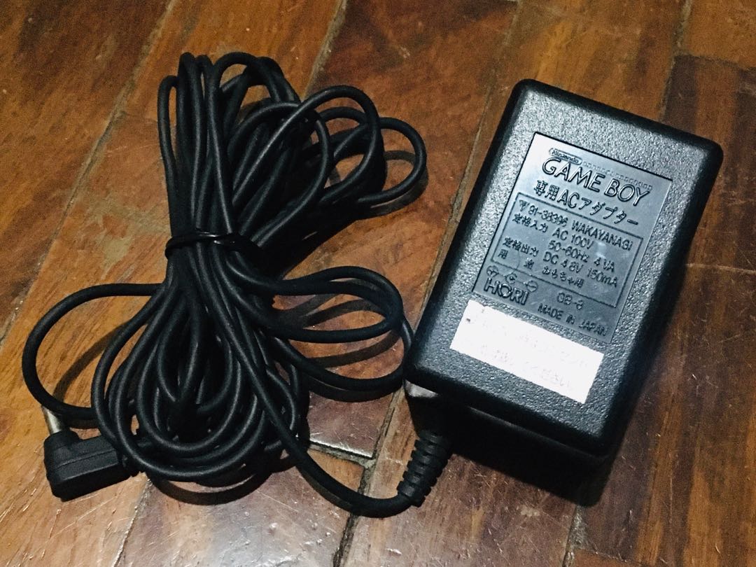 Nintendo Gameboy Original Hori power supply adapter Japan, Hobbies ...