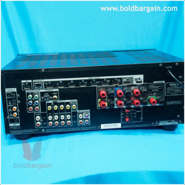 ONKYO TX-NR515 Surround 7.2 Channel Network AV Receiver Dolby Digital Audio Home Theatre Power ...